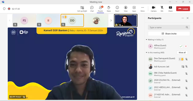 Kanwil Pajak Banten Adakan Pembekalan Relawan Pajak | Direktorat Jenderal Pajak